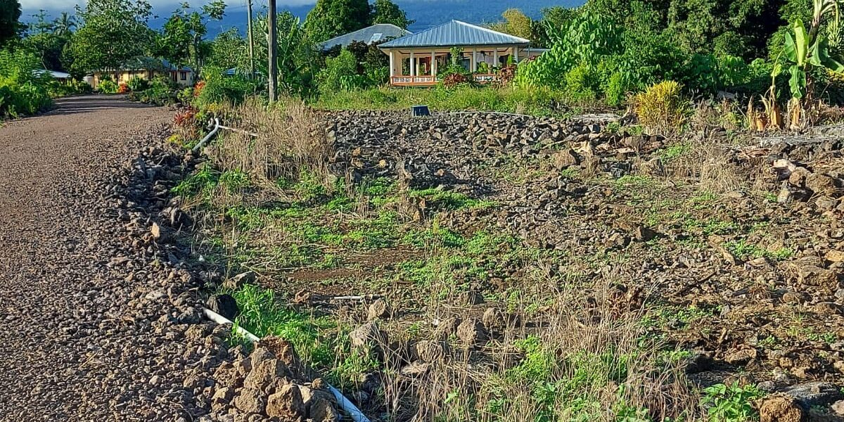 TAGA RELOCATION_SAVAII MAINTENANCE WORKS - Samoa Water Authority